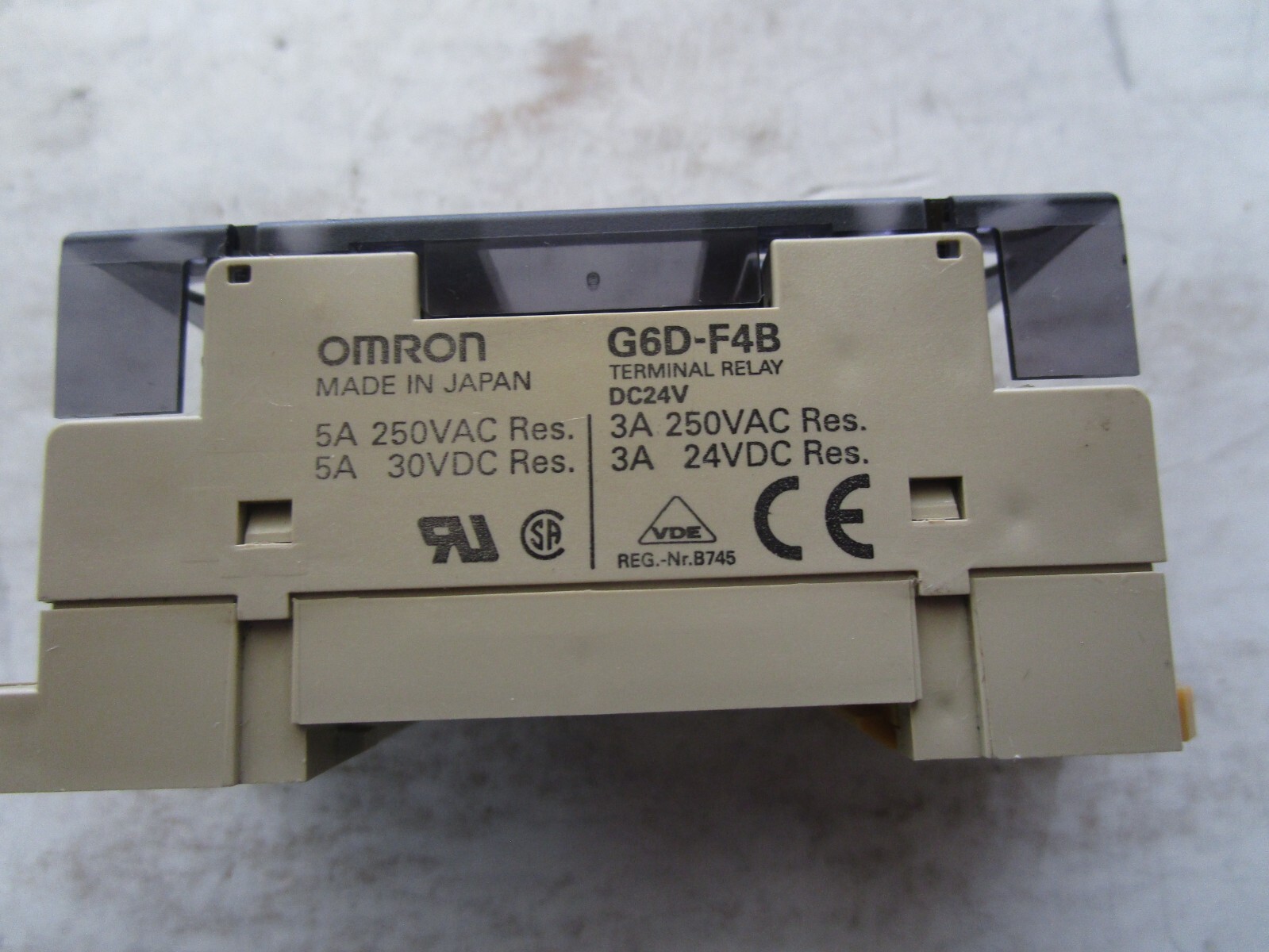 OMRON TERMINAL RELAY G6D-F4B 24Vdc | eBay