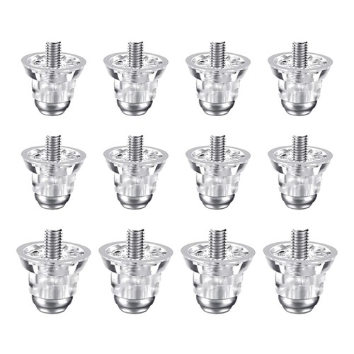 12 Pieces Football Boot Spikes Rugby Studs Metal Tipped 5mm Screw Metal ...