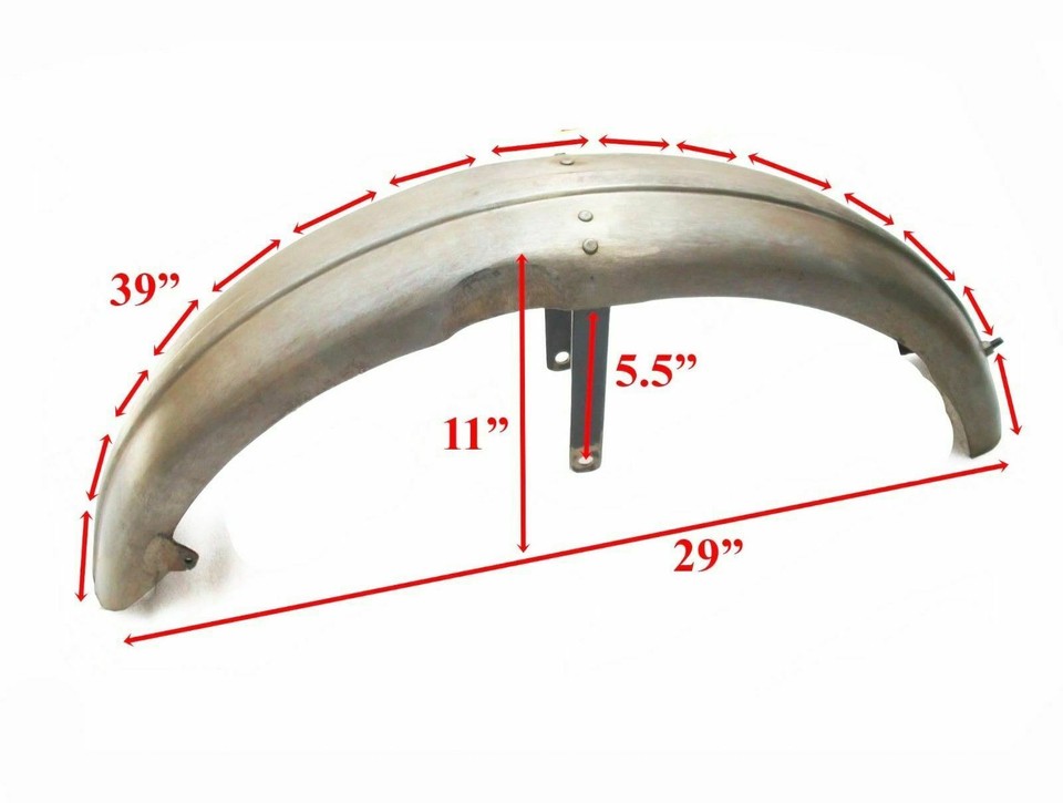 Front & Rear Mudguards Fender Stays Fits For Vintage Triumph 5T Speed ...