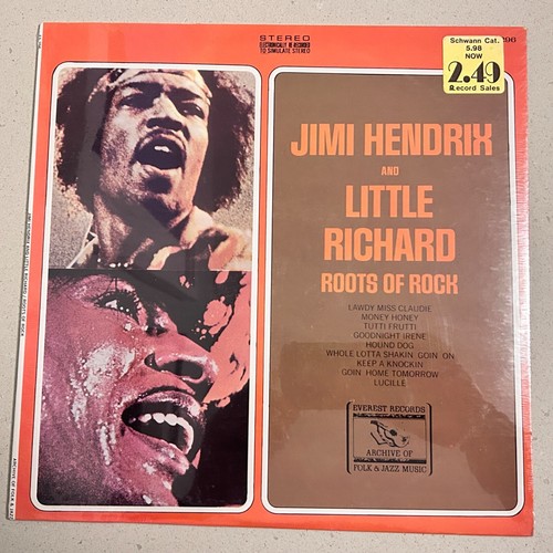 Sealed JIMI HENDRIX, LITTLE RICHARD "Roots Of Rock" Vinyl LP 1974 US ...