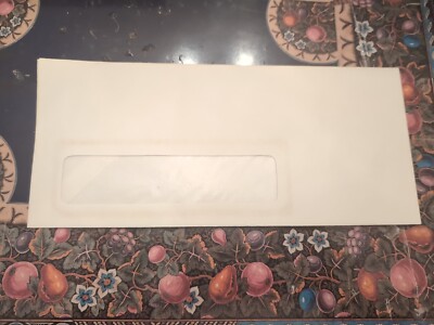 Vintage Window Envelope Not Used Glassine 3 7/8x8 7/8" | eBay