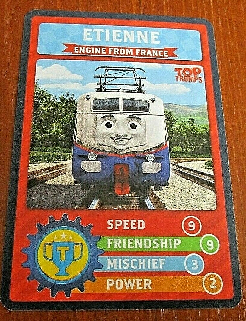 Top Trumps Thomas And Friends Replacement Card - Etienne | eBay