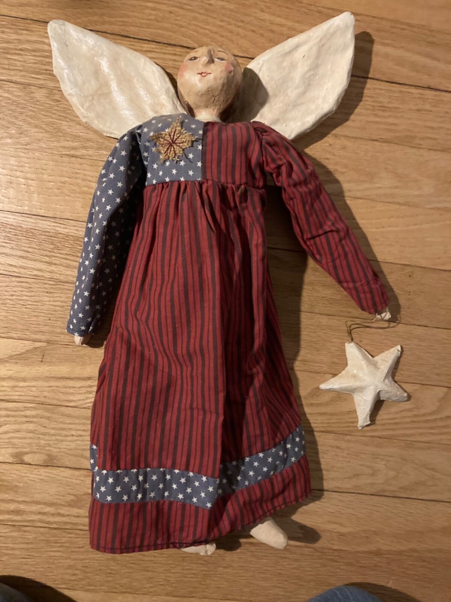 Primitive Folk Art Angels 560 Painted Angels Ideas | Tole Painting,