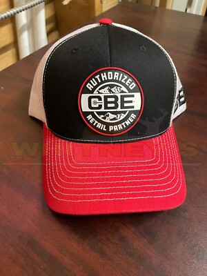 CBE Hat - Adjustable - Black/Red/White | eBay