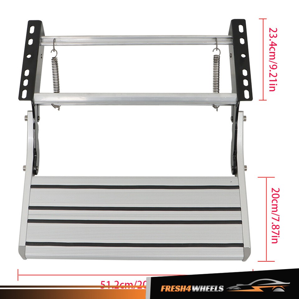 1 Step RV Camper Steps Compact One-Hand Expand or Collapse Manual ...