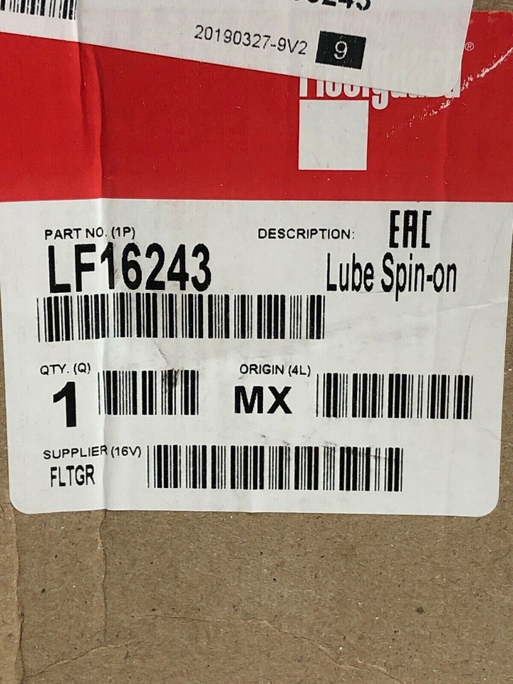 FLEETGUARD LF16243 - LUBE FILTER-JOHN DEERE RE502513 | eBay