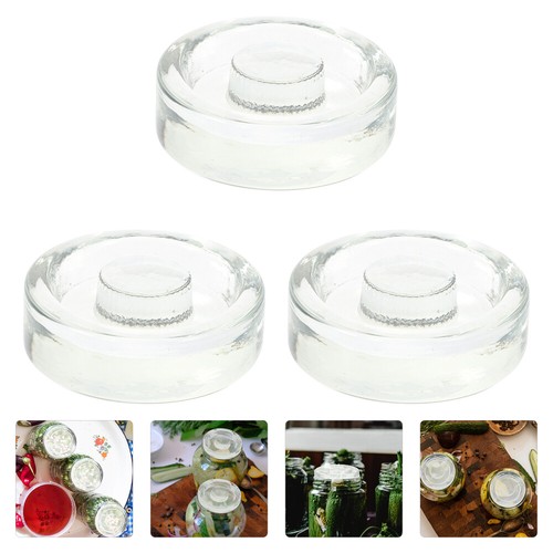 3 Pcs Glass Heavy Stone Baby Pickling Weights for Wide Mouth Jars | eBay