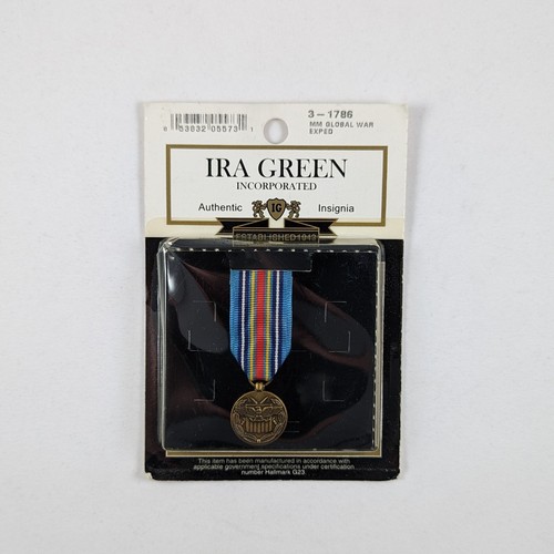 Nice New In Package IRA GREEN Global War on Terrorism Mini GWOTWM Medal ...