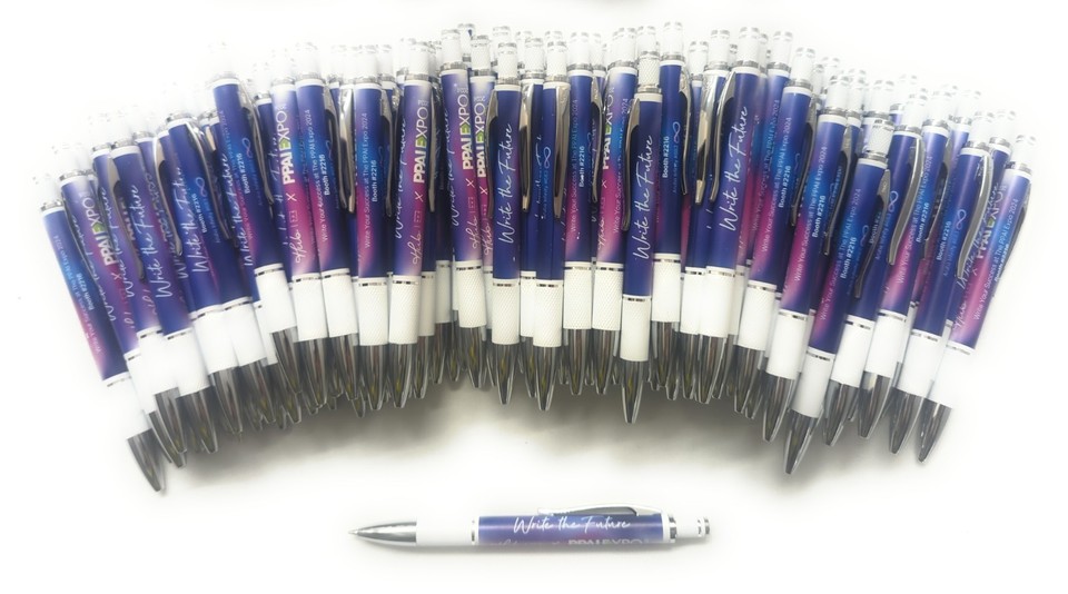 100 Executive Misprint METAL Pens - ARUBA INFINITY ♾️ Hub Pen Lot WHITE ...