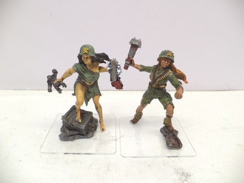 Monsterpocalypse mixed lot of cast metal/resin Sergant Titanica Figures ...