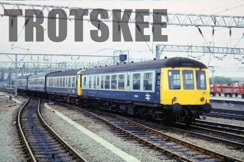 35mm Slide BR British Rail Diesel DMU Class 108 E53945 Crewe 1988 ...