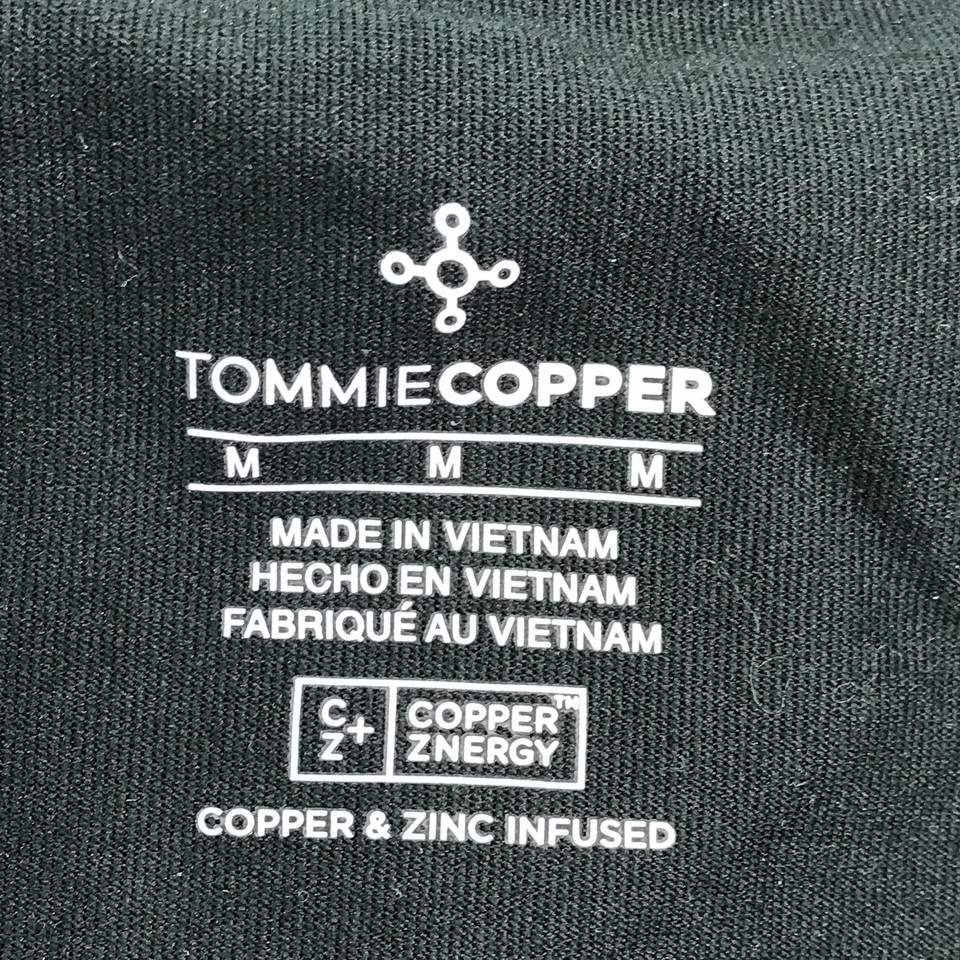 Tommie Copper Shirt Mens Medium Black Copper Znergy Compression Back ...