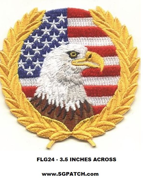 AMERICAN EAGLE FLAG PATCH - FLG24 | eBay
