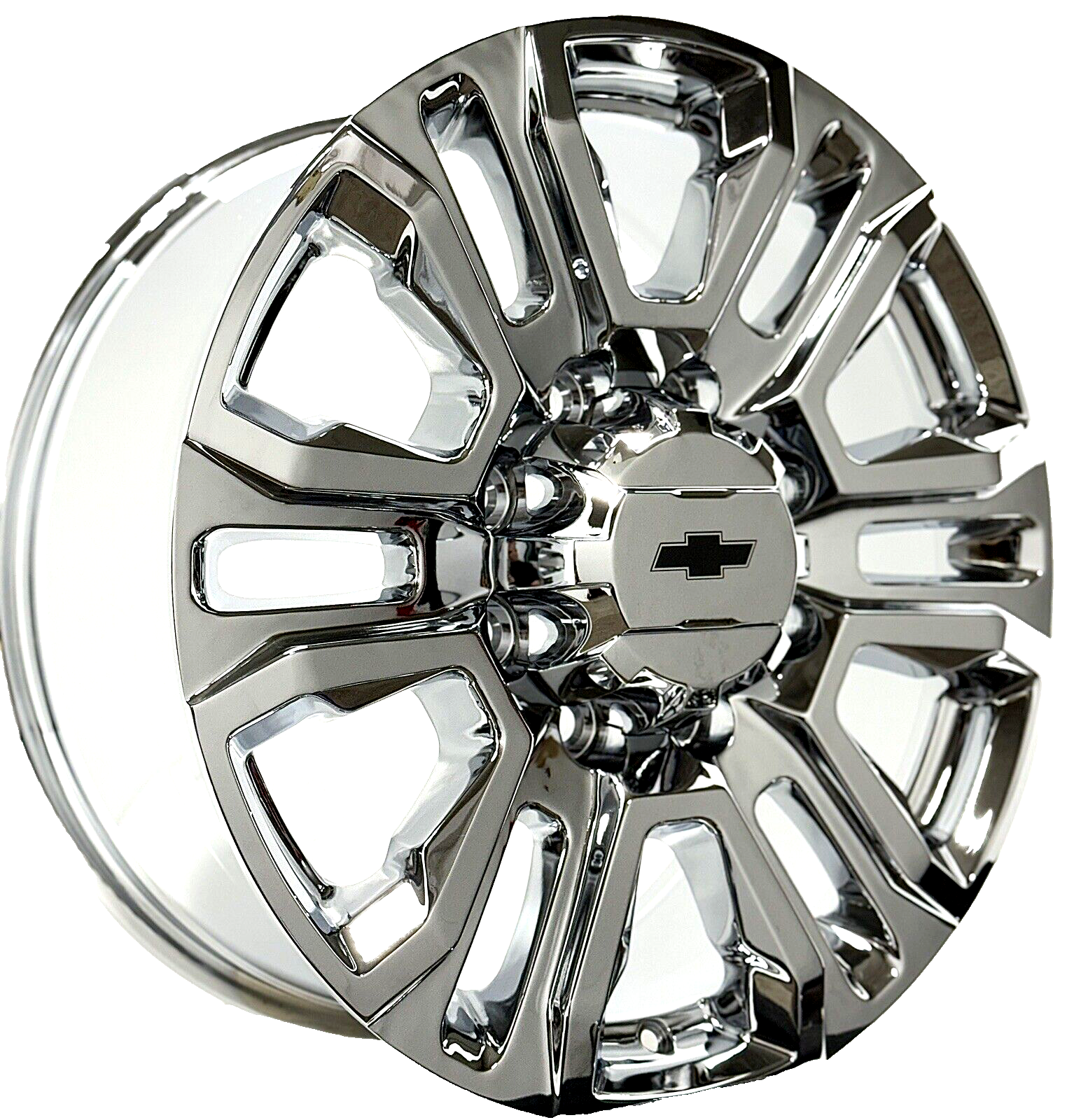 20" Chrome OE Replica 5957 Wheels fits 1999 2010 Chevy Silverado 2500 ...