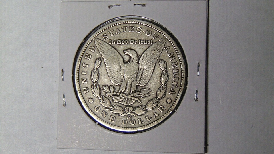 1890-CC Morgan Silver Dollar F/VF Detail Old West Coin Carson City Mint ...