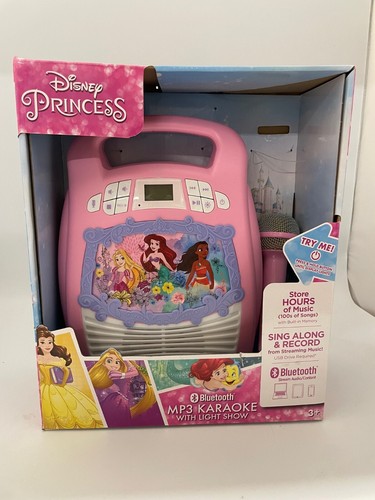 eKids Disney Princess Bluetooth MP3 Karaoke Machine with Light Show | eBay