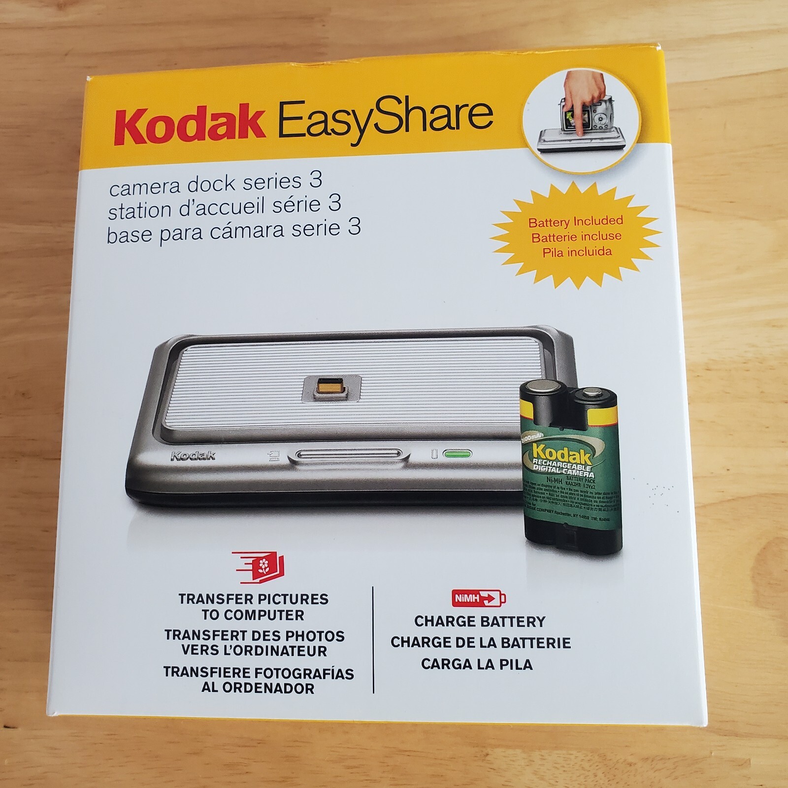Kodak EasyShare Series 3 Camera Dock Transfer Pictures Charge Battery New Sealed | eBay