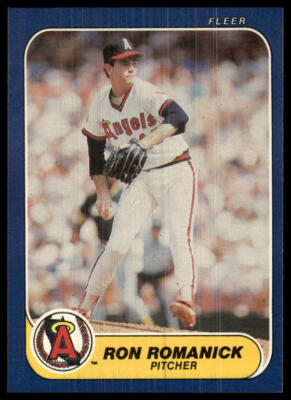 1986 Fleer #166 Ron Romanick | eBay
