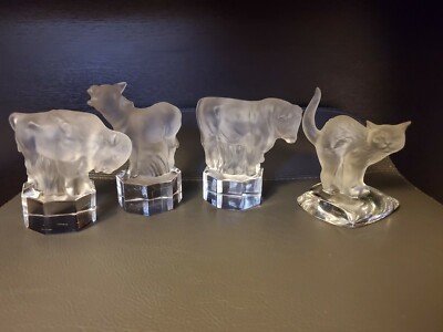GOEBEL “CRYSTAL COLLECTION” Frosted Animal Figurines ~ YOU PICK! | eBay