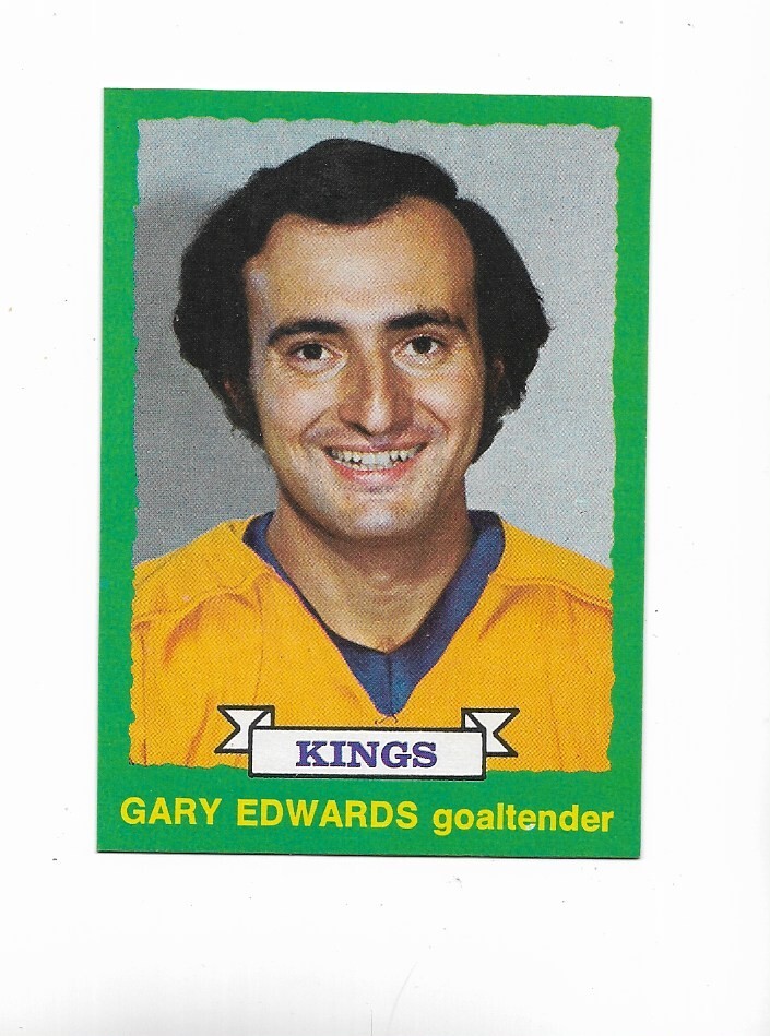 1973-74 OPC:#199 Gary Edwards,Kings (LIGHT BACK) | eBay