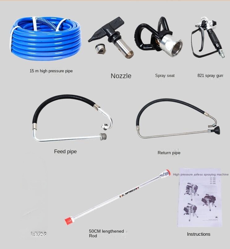 Airless Paint Spraying Machine Fully Automatic Latex Paint Spraying ...