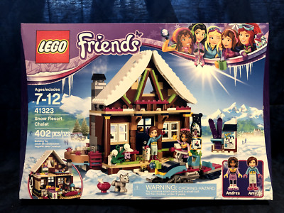 Lego 41323 Friends Snow Resort Chalet Ski Set - New In Box - Sealed ...