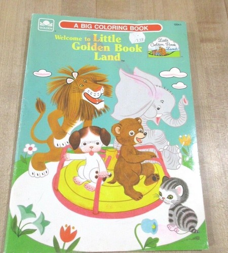 Vintage Little Golden Book Land Coloring Book (r) | eBay