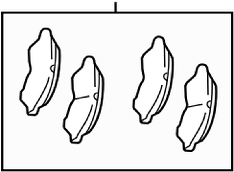 04465-07010 Toyota Pad kit, disc brake, front 0446507010, New Genuine ...