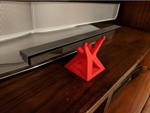 Nintendo Wii / Wii U Sensor Bar Television Stand Sturdy Holder 100% IR ...