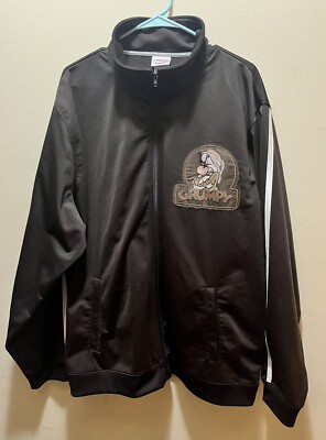 Disney Store Grumpy Snow White Seven Dwarfs Patch Zip up Jacket Mens XL ...