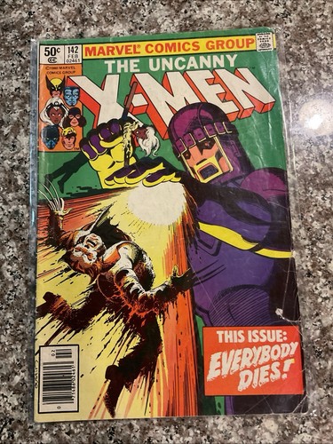 Uncanny X-Men # 142 Marvel Comic Book Wolverine Colossus Storm | eBay
