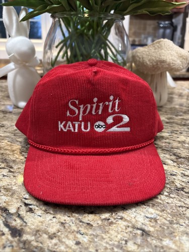 Vintage Corduroy KATU abc 2 Red Snap Back Hat Cap | eBay