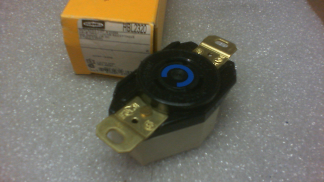 Hubbell HBL2320 Twist Lock Locking Receptacle - New In Box | eBay