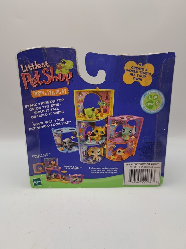 Littlest Pet Shop Display & Play Pet Nook Aquarium Friends LPS #350 ...