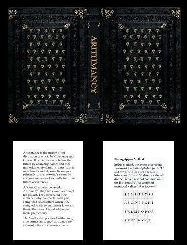 Handcrafted Limited Edition Readable Magic Book Arithmancy Dollhouse ...