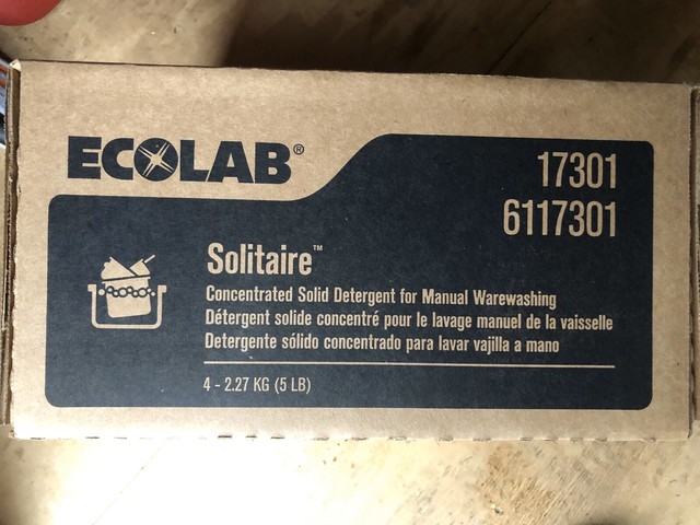 Ecolab Solitaire 6117301 Concentrated Solid Detergent. (case of 4) for ...