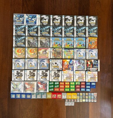Authentic Pokemon Video Game Collection for GBA Nintendo DS/3DS *Pick ...