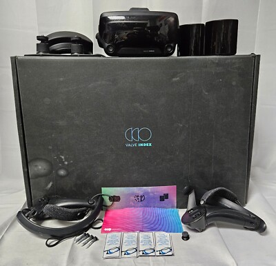 Valve Index VR System with Controllers and Sensors IN BOX FOR PARTS OR ...