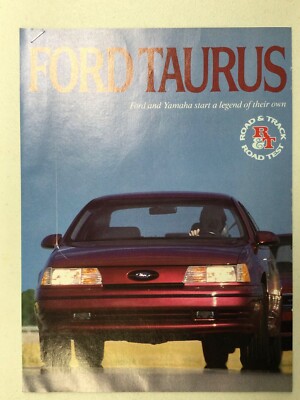 MISC1208 Vintage Article Road Test 1989 Ford Taurus SHO Oct 1988 5 page ...