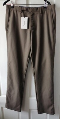 Jasper Conran Men's Khaki Trousers Tailored Fit W34" L33" BNWT | eBay UK
