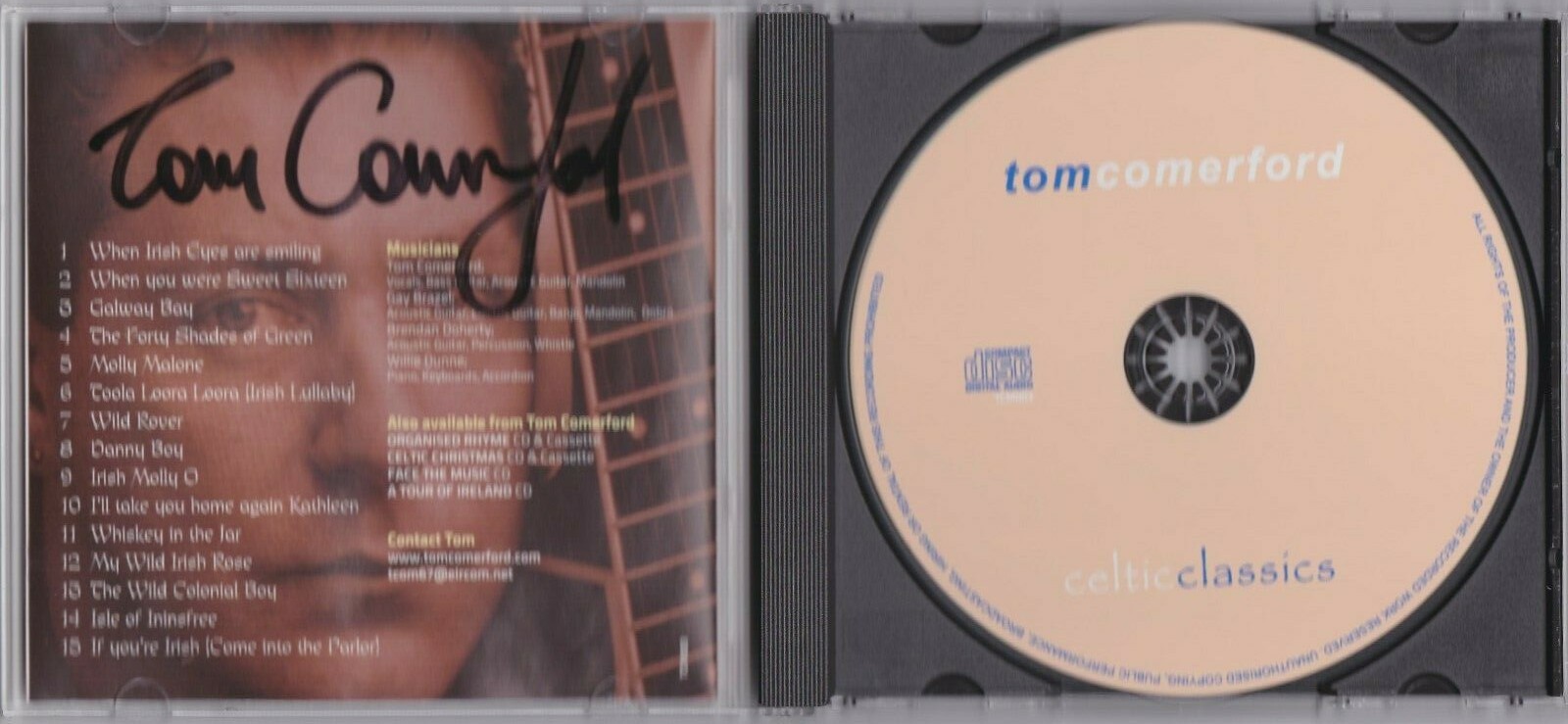 Tom Comerford - Celtic Classics - CD (TCM003) | eBay