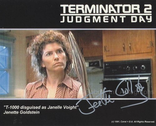 JENETTE GOLDSTEIN as Janelle - Terminator 2 GENUINE SIGNED AUTOGRAPH | eBay