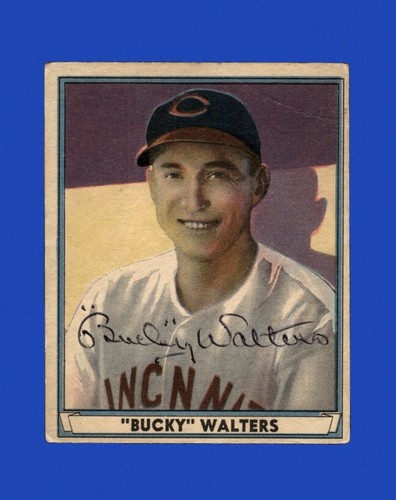 1941 Play Ball Set-Break # 3 Bucky Walters (Auto) *GMCARDS* | eBay