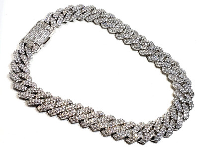 The GUU Shop 14mm Extended Clasp Prong Cuban 20" Chain Necklace | eBay