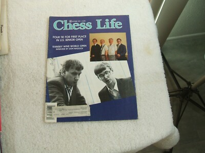 Chess Life Magazine ~ October 1991 ~ Four Tie For First Place In U.S ...