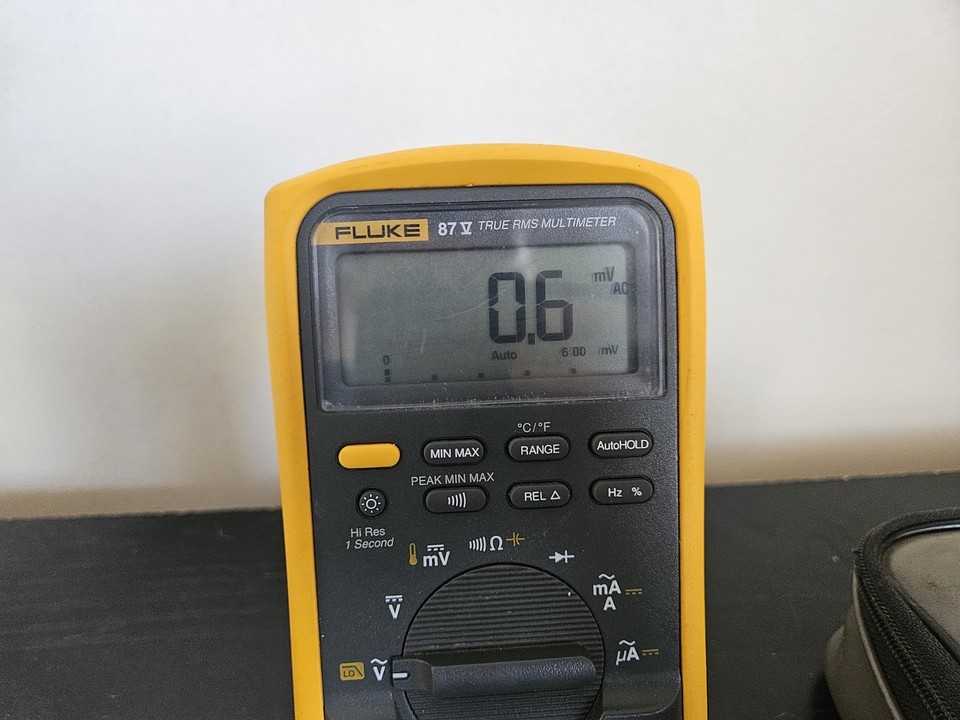 FLUKE 87-V True RMS Handheld Multimeter Case Leads Tested | eBay