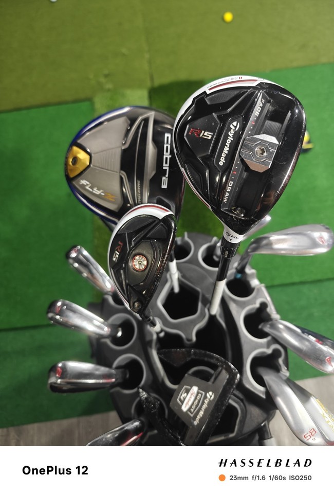 TaylorMade RSi1 Iron 4–AW,Cobra DR, R15 5W,3H, Spider, RTX, RH Complete ...