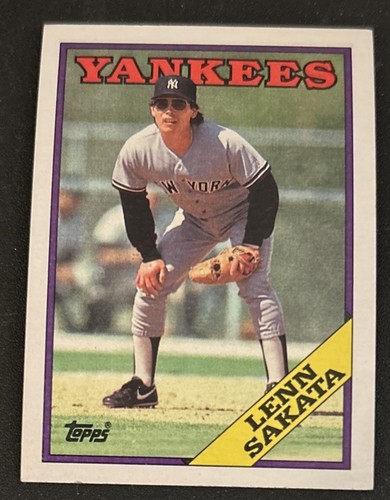 1988 Topps Lenn Sakata Baseball Card #716 Yankees 3B-2B VG O/C | eBay