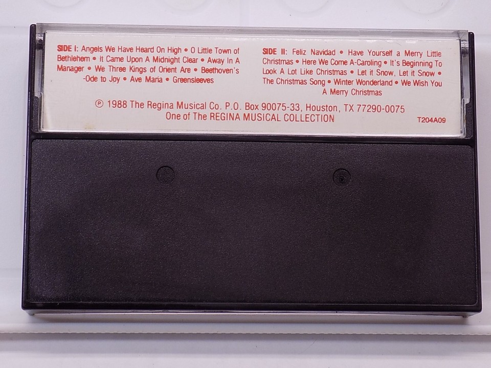 Noel Regina Cassette 1988 Regina Music Box Musical Collection Christmas ...