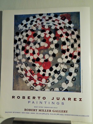 ROBERTO JUAREZ ART PIECE VTG ORIG 2000 ADVERTISEMENT | eBay